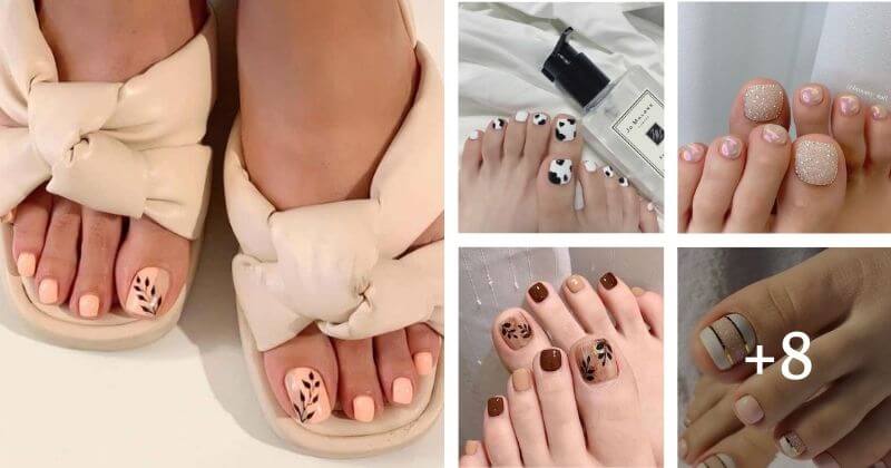 Lovely Simple Toe Nails For Your DIY Aesthetic Makeover