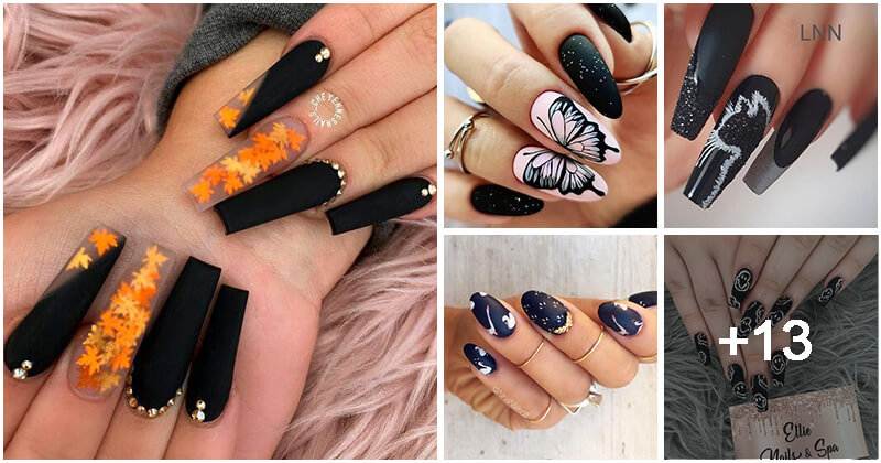 15+ Enigmatic Matt Black Nails In 2022 To Intrigue Everyone