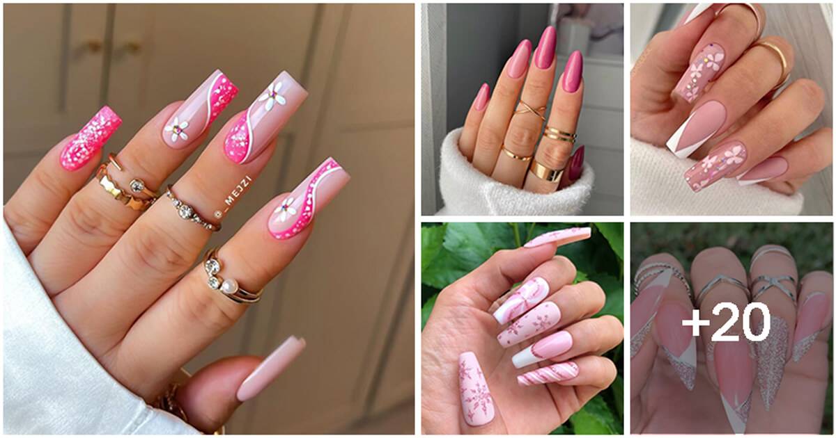 20+ Pink Nail Designs That You Definitely Have To Save