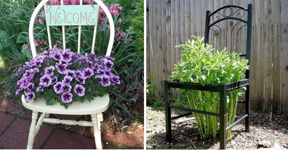 22 Amazing Upcycled Broken Chair Ideas For Backyard