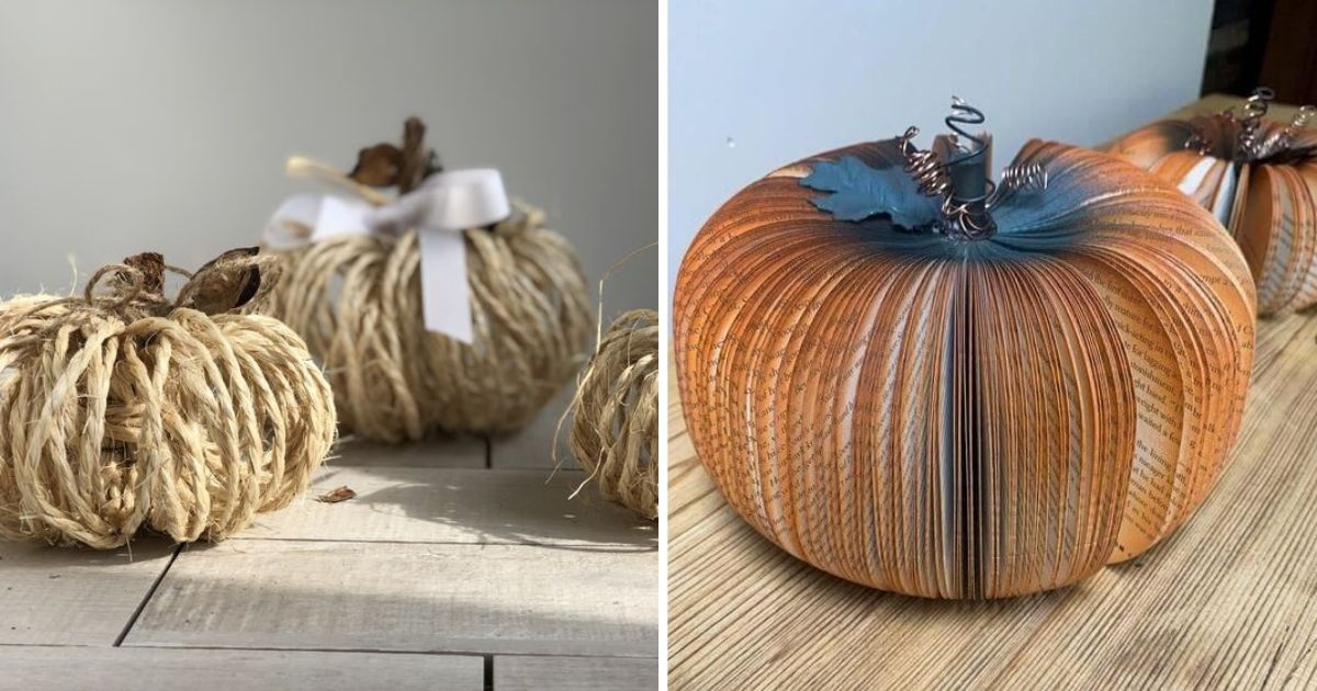 20 Creative DIY Pumpkin Crafts for Fall and Halloween