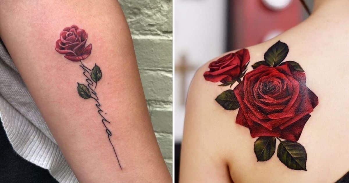 20 Gorgeous Rose Tattoos To Highlight Your Elegance And Attraction