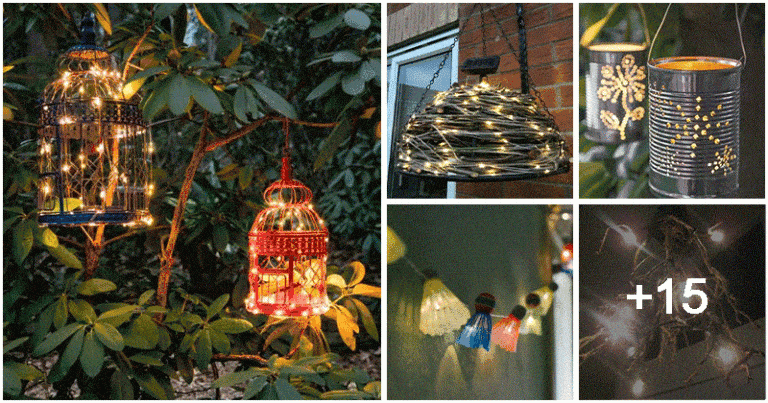 20 DIY Hanging Light Projects For Home And Garden
