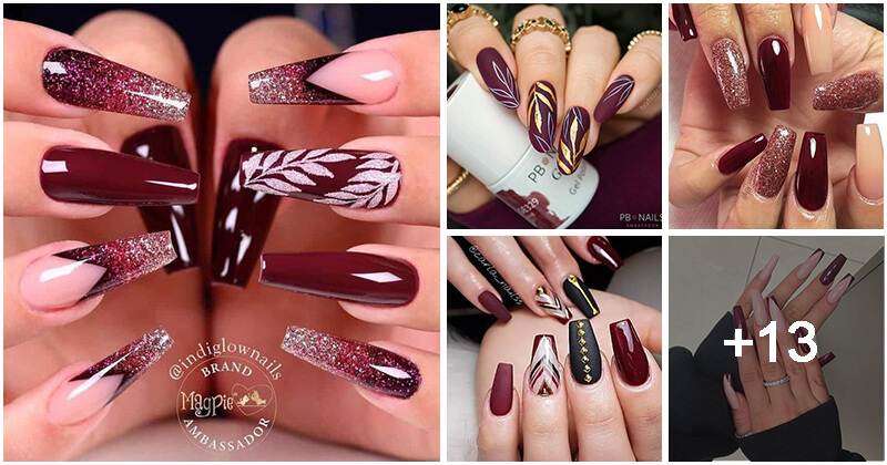 15 Stunning Burgundy Nail Ideas To Bring Out Your Inner Seductive