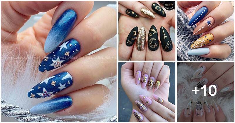 20 Occult Star Nail Art Designs To Flick Your Imagination