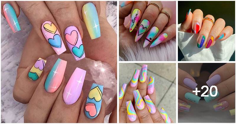 20 Colorful And Cute Nail Art Designs That Will Steal Your Heart