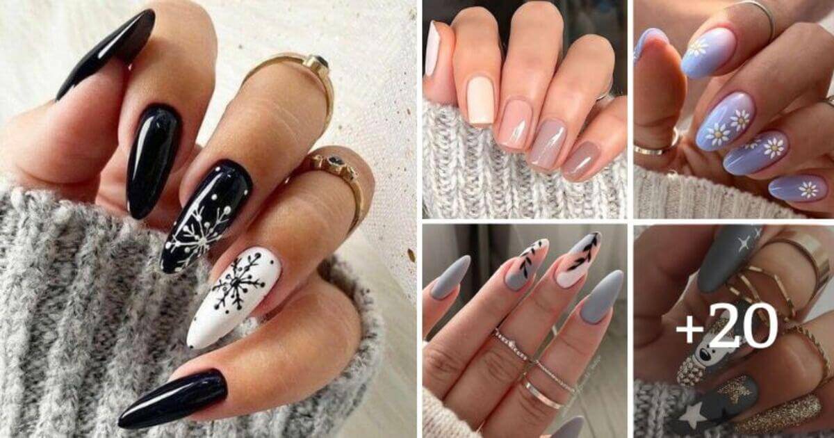 24 Majestic Winter Nails Shrinking The Season To Your Fingertips