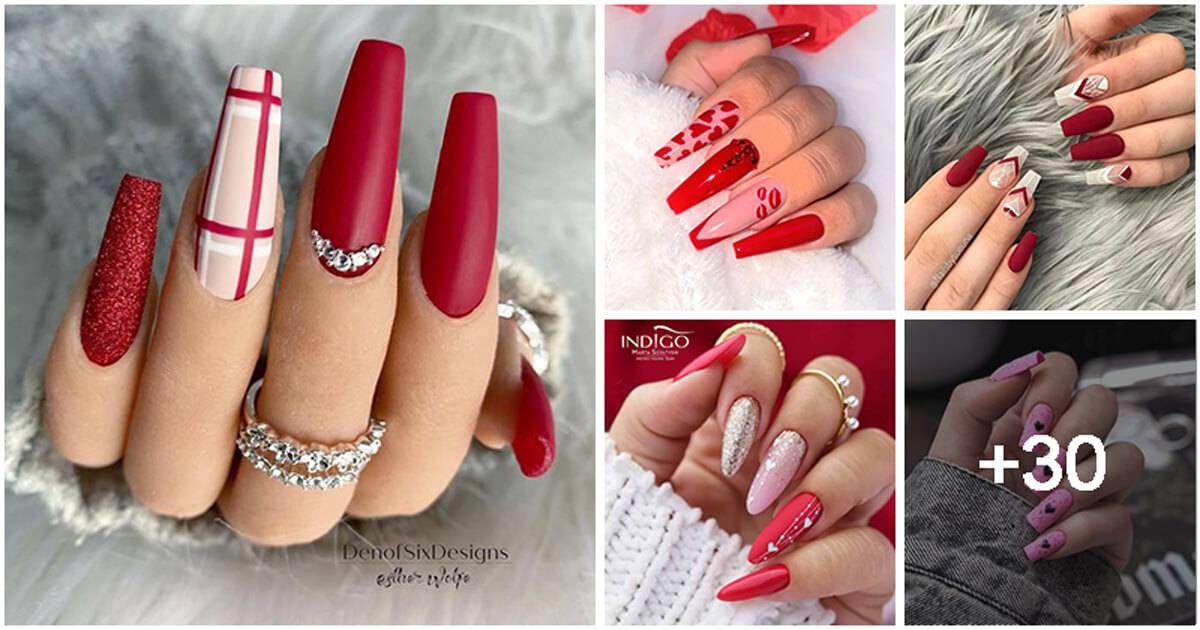 30 Date-Perfect Heart Nails To Ignite Burning Love