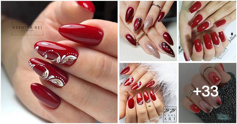 33 Red Prom Nails To Make You The Center Of Attention
