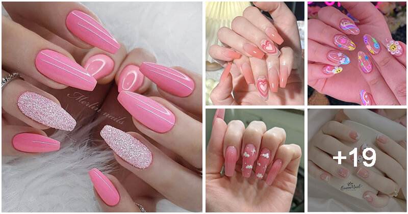 22 Fascinating Pink Gel Nails For Dreamy Ladies