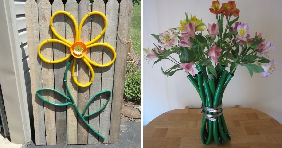 15 Clever DIY Projects Using Old Garden Hoses