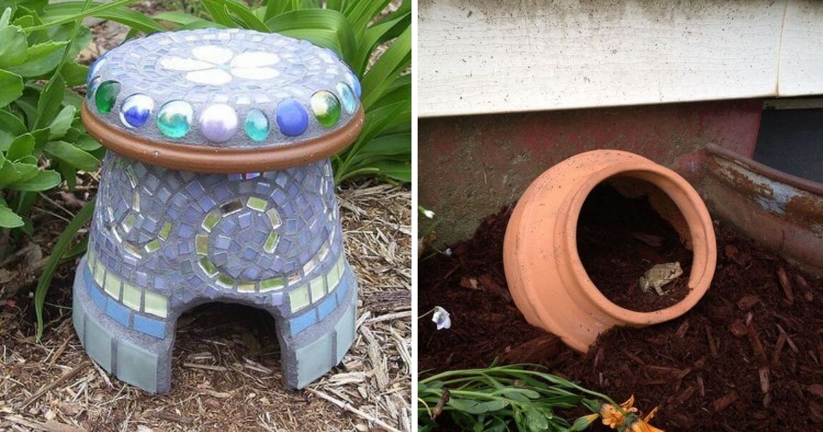 DIY Garden Toad House Ideas