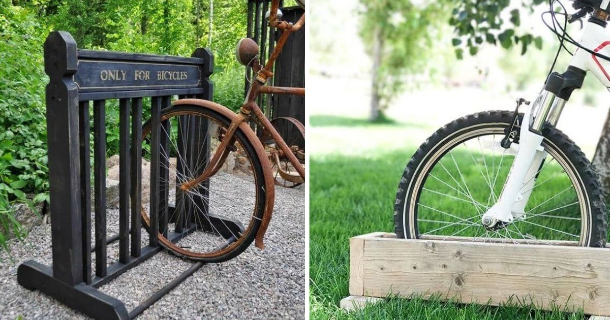 Easy DIY Backyard Bike Rack Ideas You Can Build Right Now