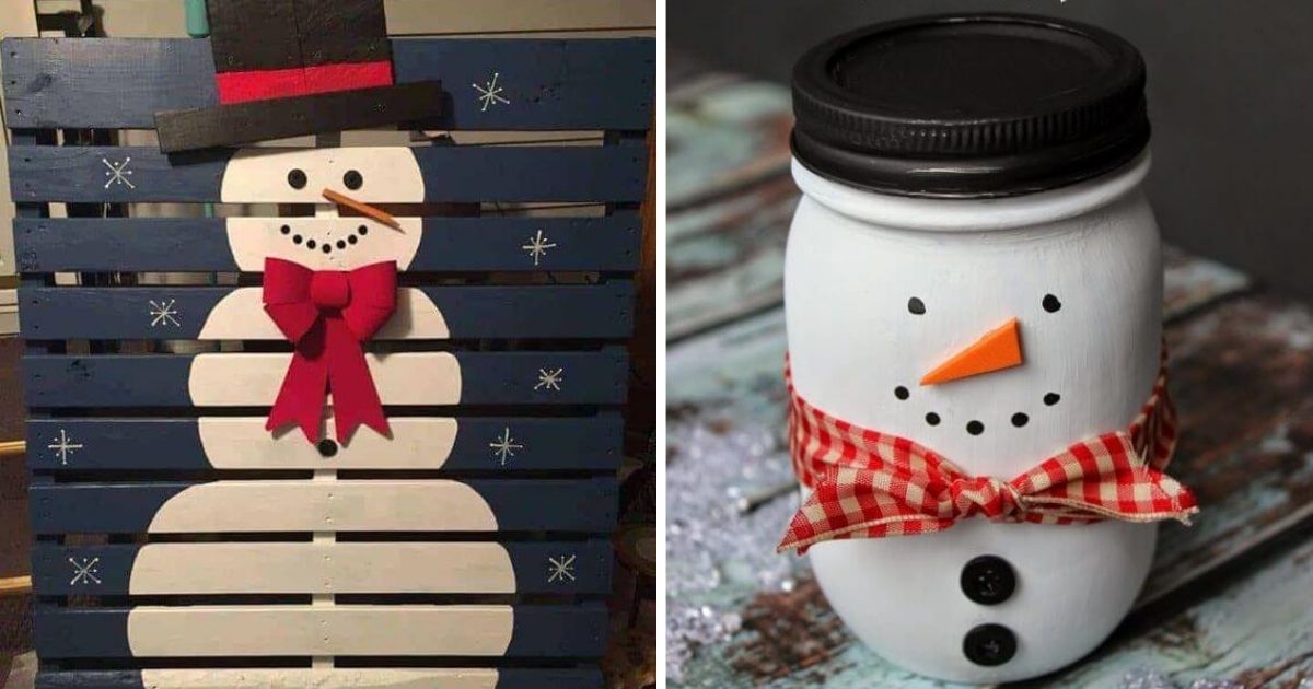21 Adorable DIY Snowman Crafts to Make Your Holidays Extra Cheerful