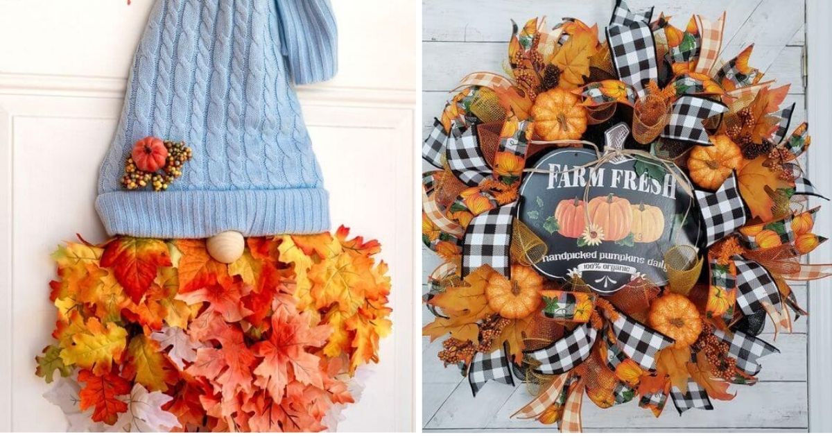 23 Easy-To-Make Fall Wreath Ideas