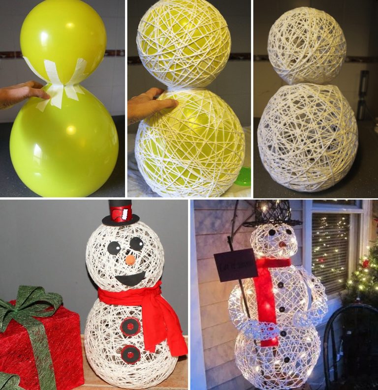 21 Adorable DIY Snowman Crafts to Make Your Holidays Extra Cheerful