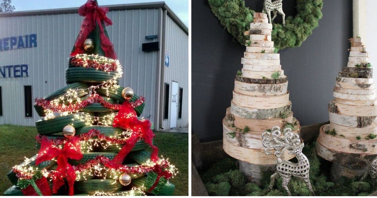 20 Unique Alternative Christmas Trees