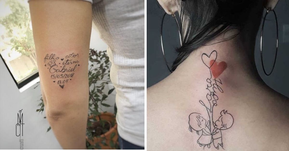 31 Baby Name Tattoos For Proud Parents