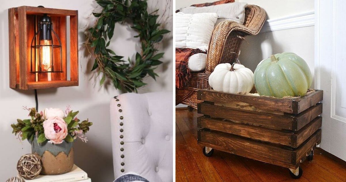 18 Creative DIY Old Crate Ideas To Beautify Every Corner Of Your Home
