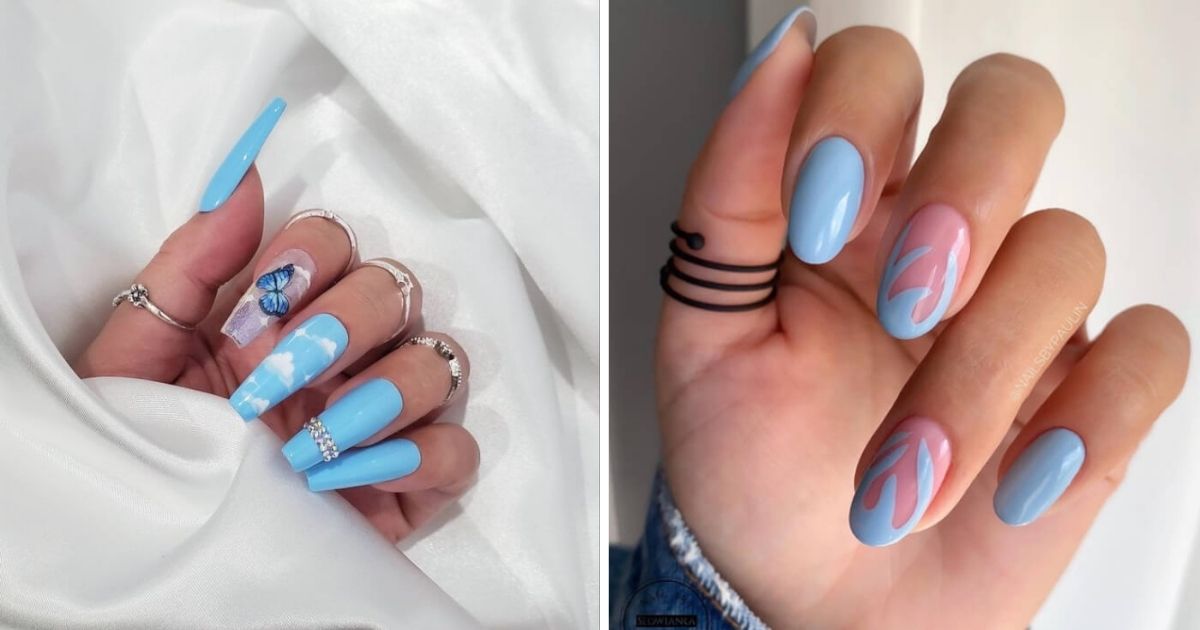 20+ Gorgeous Blue Nails For A Refreshing Manicure