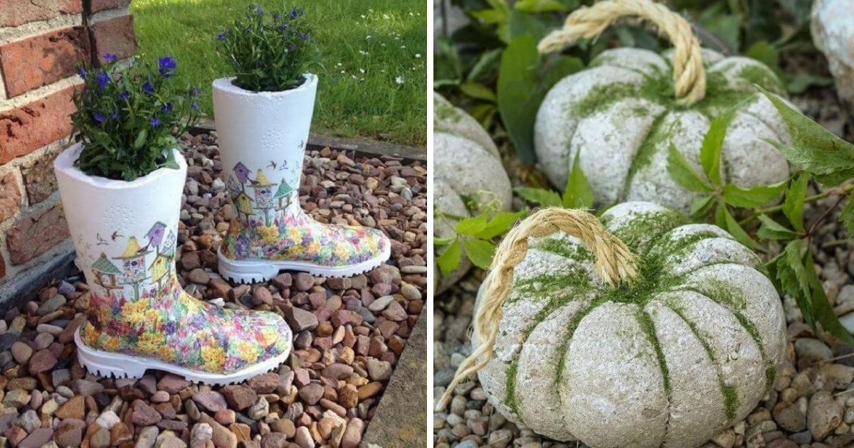 18 Cool Yard Concrete Projects To Make Your Own Versions