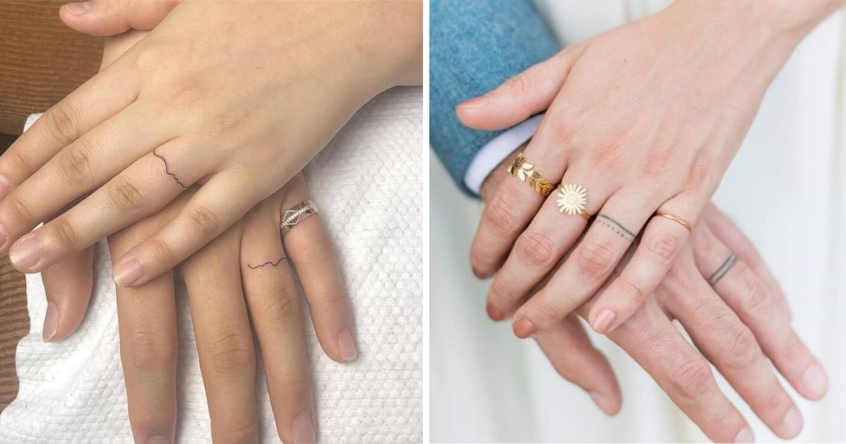 30+ Wedding Ring Tattoos You'll Love for Eternity