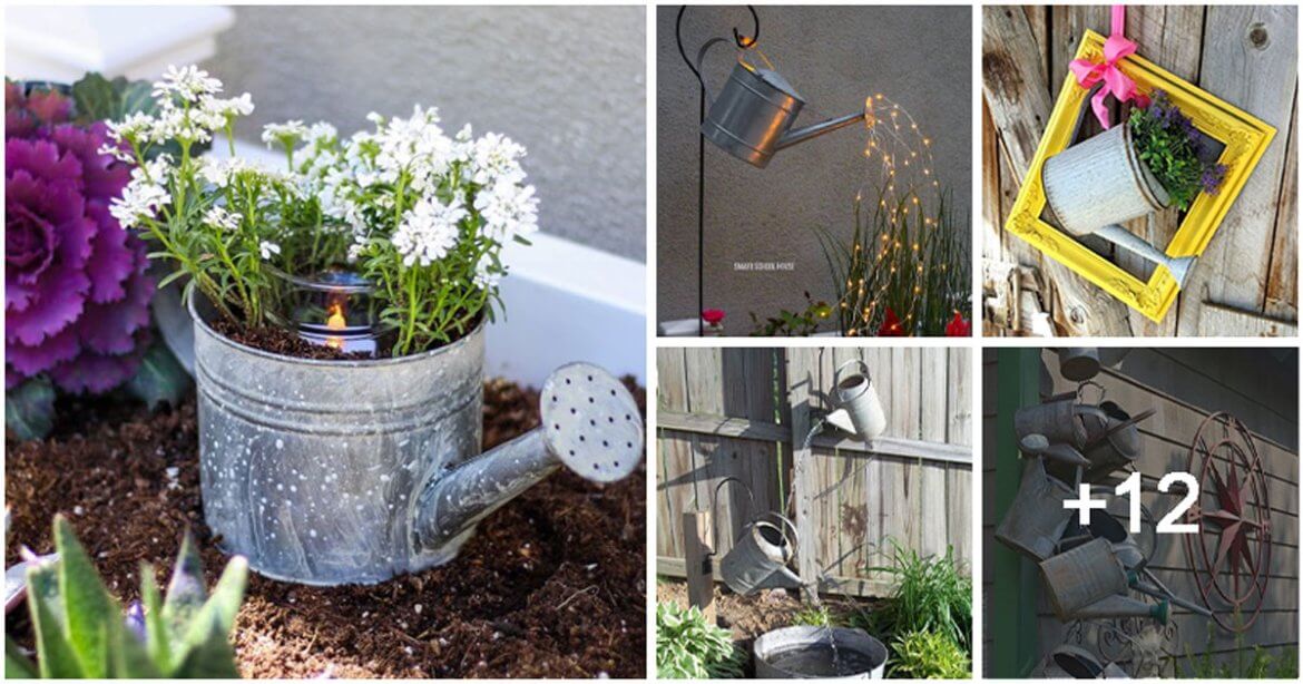 DIY Reusing Watering Can Ideas