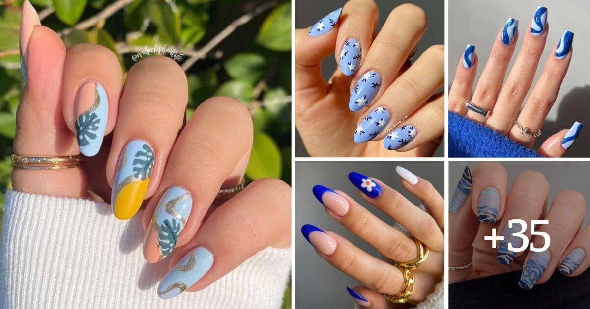 40 Blue Nail Designs Belong In The Nail-Art Hall Of Fame