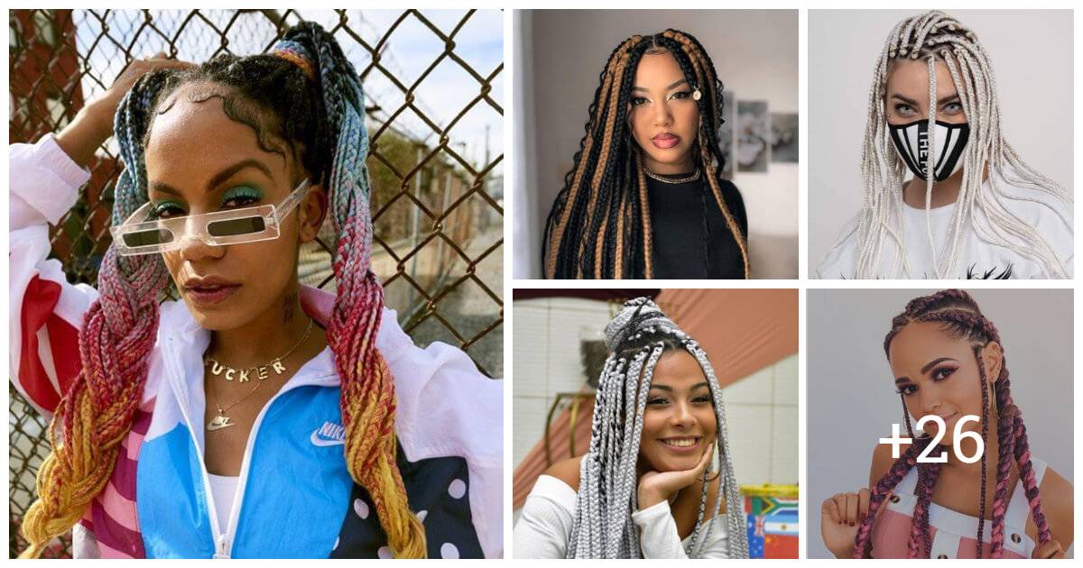 Go Crazy With These 31 Jumbo Box Braids - Tutorial Included