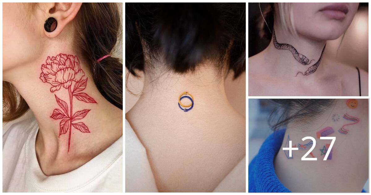 30 Creative Neck Tattoo Designs That Will Chill You To The Bone