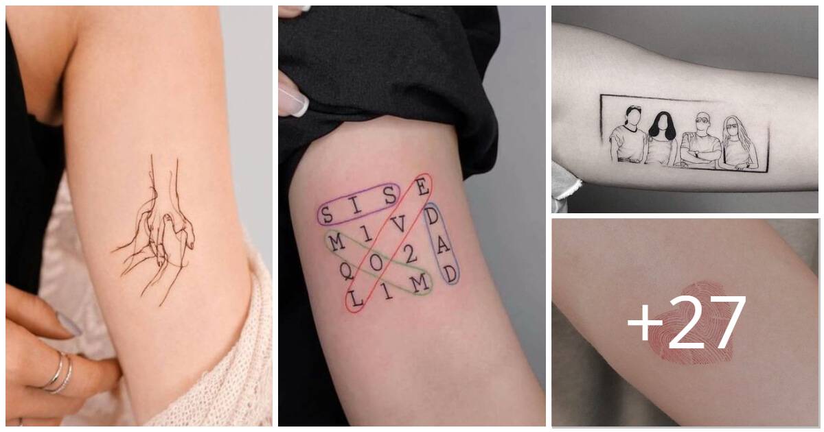 30 Heart-warming Family Tattoos To Honor The Unbreakable Bond