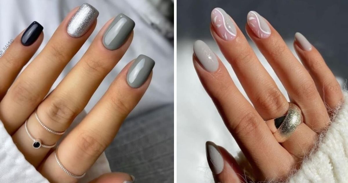 30+ Stunning Nail Designs In Gray To Be Your Go-To Neutral