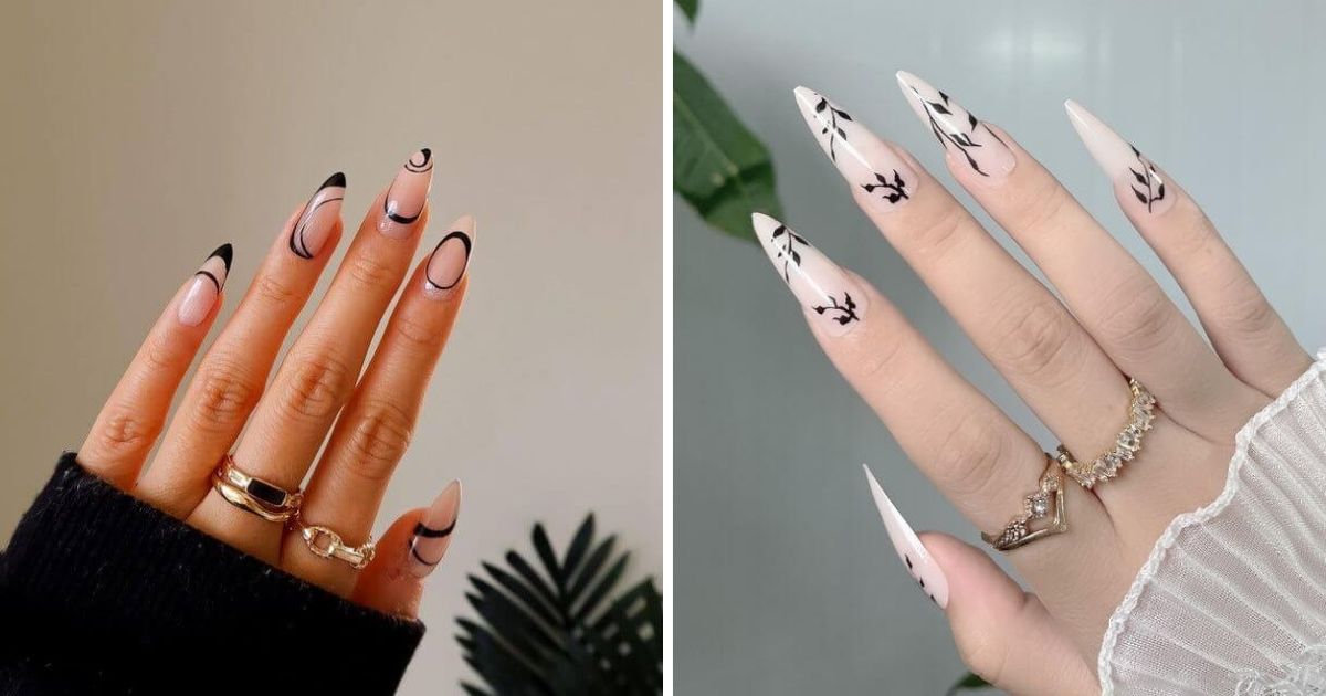 33 Enigmatic Black Nail Ideas For A Mysterious Look
