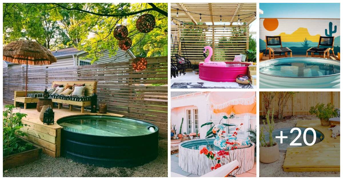 25 Chic Tank Pool Ideas To Jump In The Water