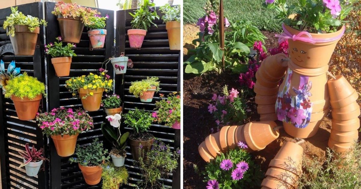 22 Creative DIY Terra Cotta Pot Planter Ideas for Your Home and Garden