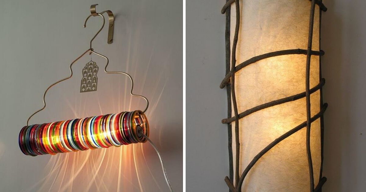 18 Brilliant DIY Wall Light Art Ideas
