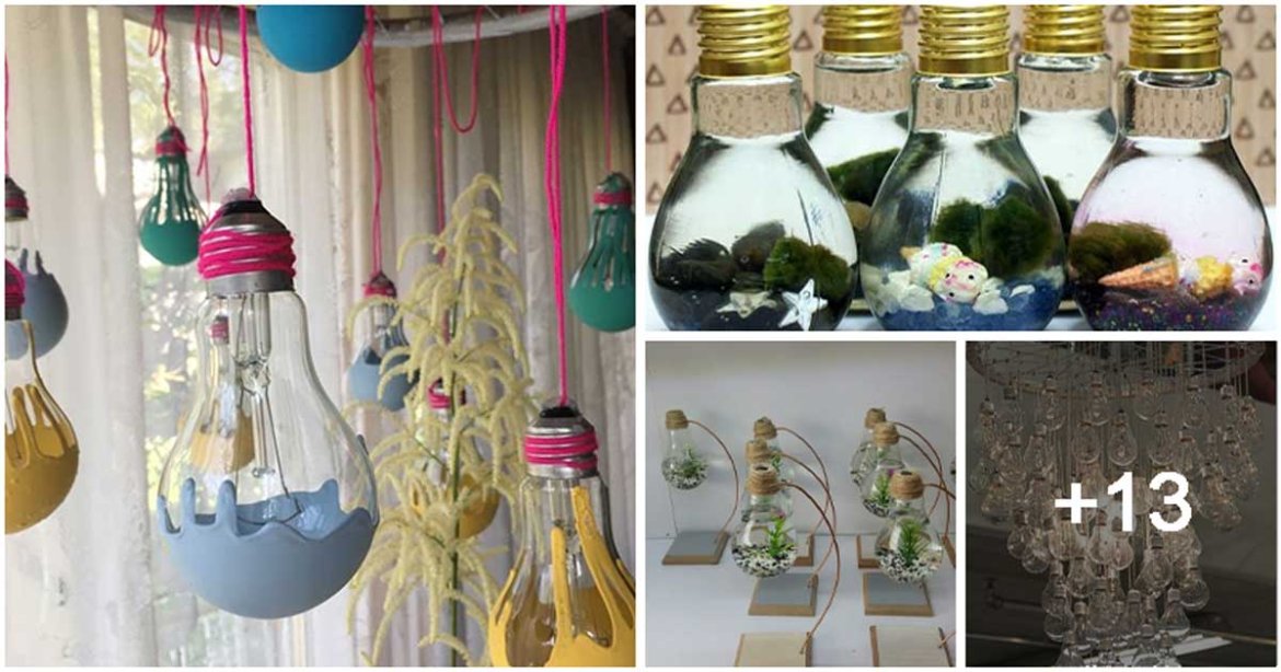 17 Creative Recycled Light Bulb Ideas For Your Next Home Decorating ...