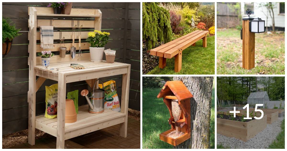 20 Woodworking Projects Outside For Beginners