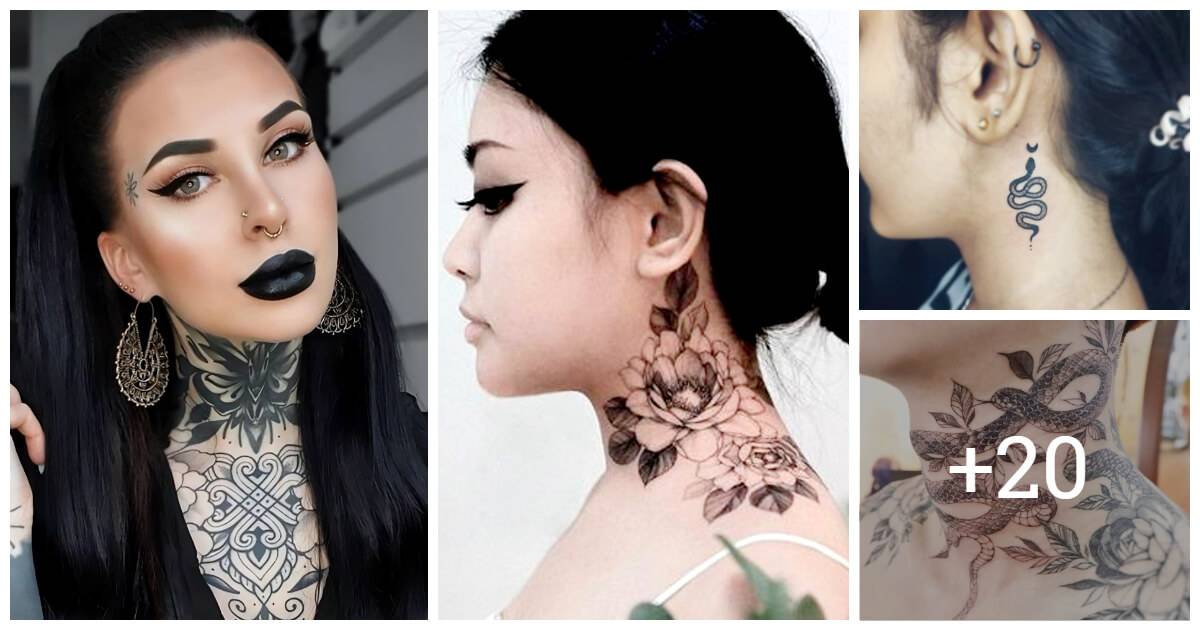 23 Charming Neck Tattoos Nobody Can Resist