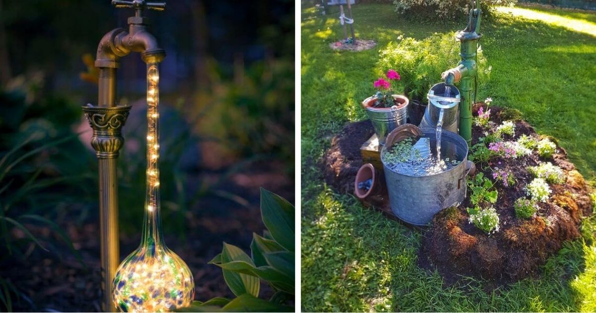 16 DIY Projects with Old Hand Pumps To Outstanding Your Garden