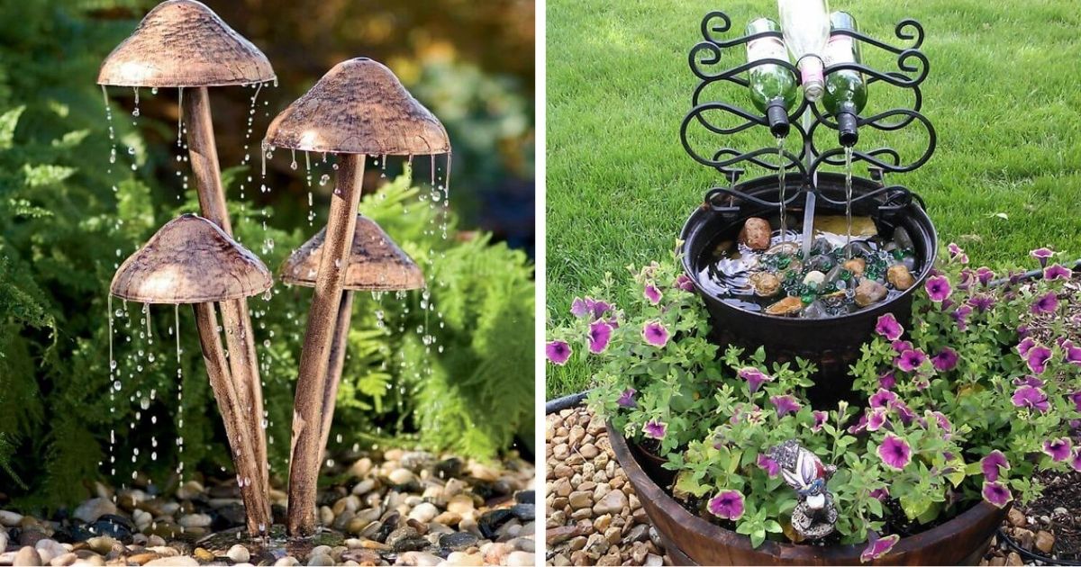 25 Unique DIY Backyard Water Features to Try This Summer
