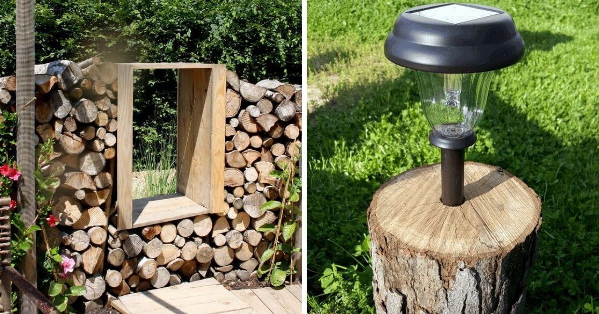 22 Creative DIY Wood Log Ideas for Your Next Garden Projects