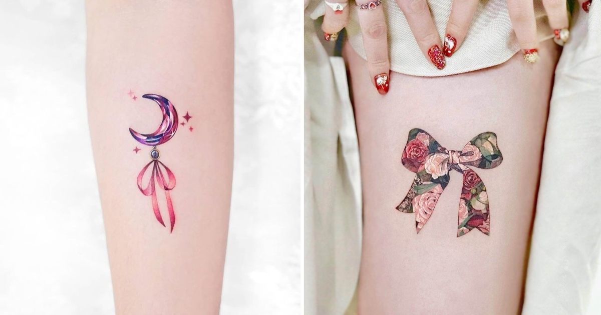 25 Cutest Bow Tattoo Trends