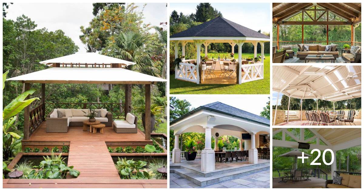 26 Pavilion Design Ideas That Dazzle Guests Visiting Your Garden