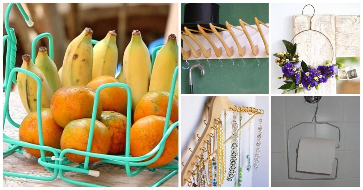 18 DIY Brilliant Ideas To Repurpose Hangers