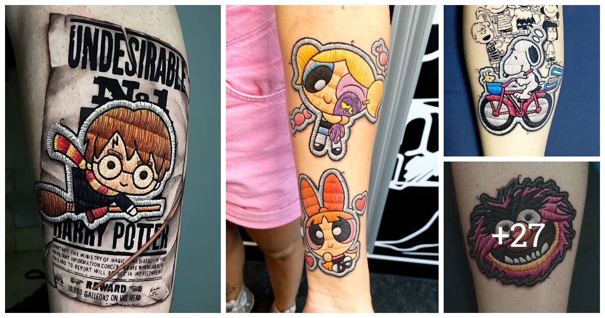 Meet Eduardo Lozano, An Artist Who Takes Embroidery Tattoos To The Next ...