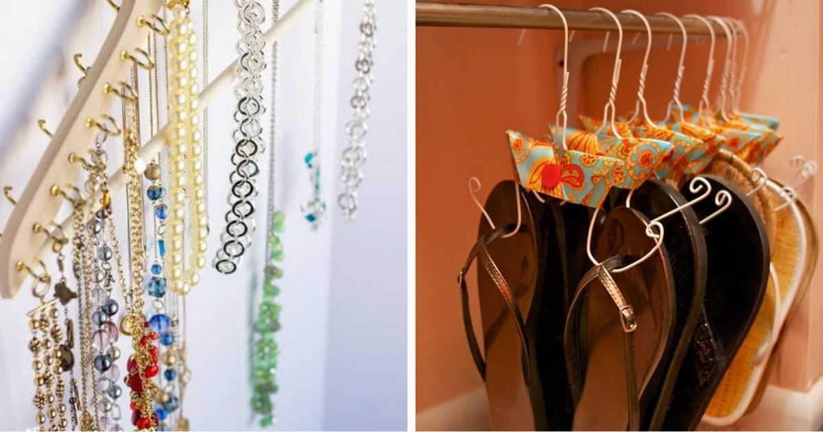 17 DIY Brilliant Ideas To Repurpose Hangers