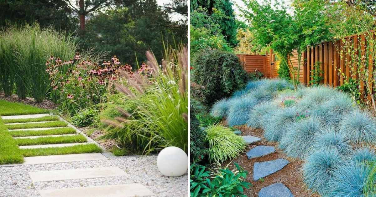 40 Fabulous Garden Designs With Ornamental Grasses
