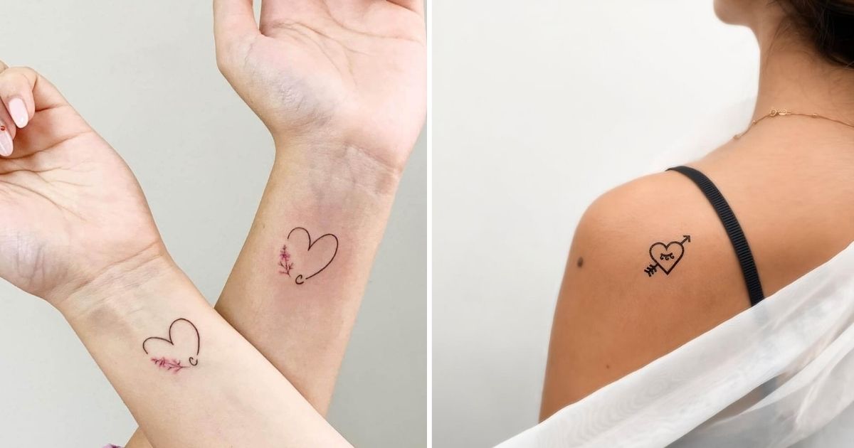27 Adorable Mini Heart Tattoo Designs To Charm Everybody