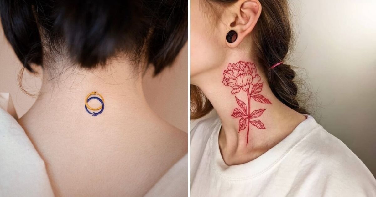 30 Creative Neck Tattoo Designs That Will Chill You To The Bone